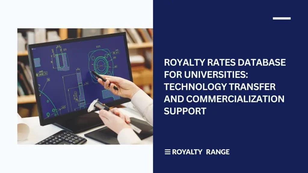 Royalty Rates Database for Universities: Technology Transfer and ...
