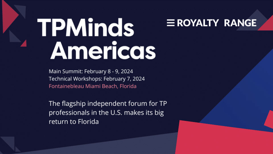 RoyaltyRange is sponsoring TP Minds Americas 2024 - RoyaltyRange